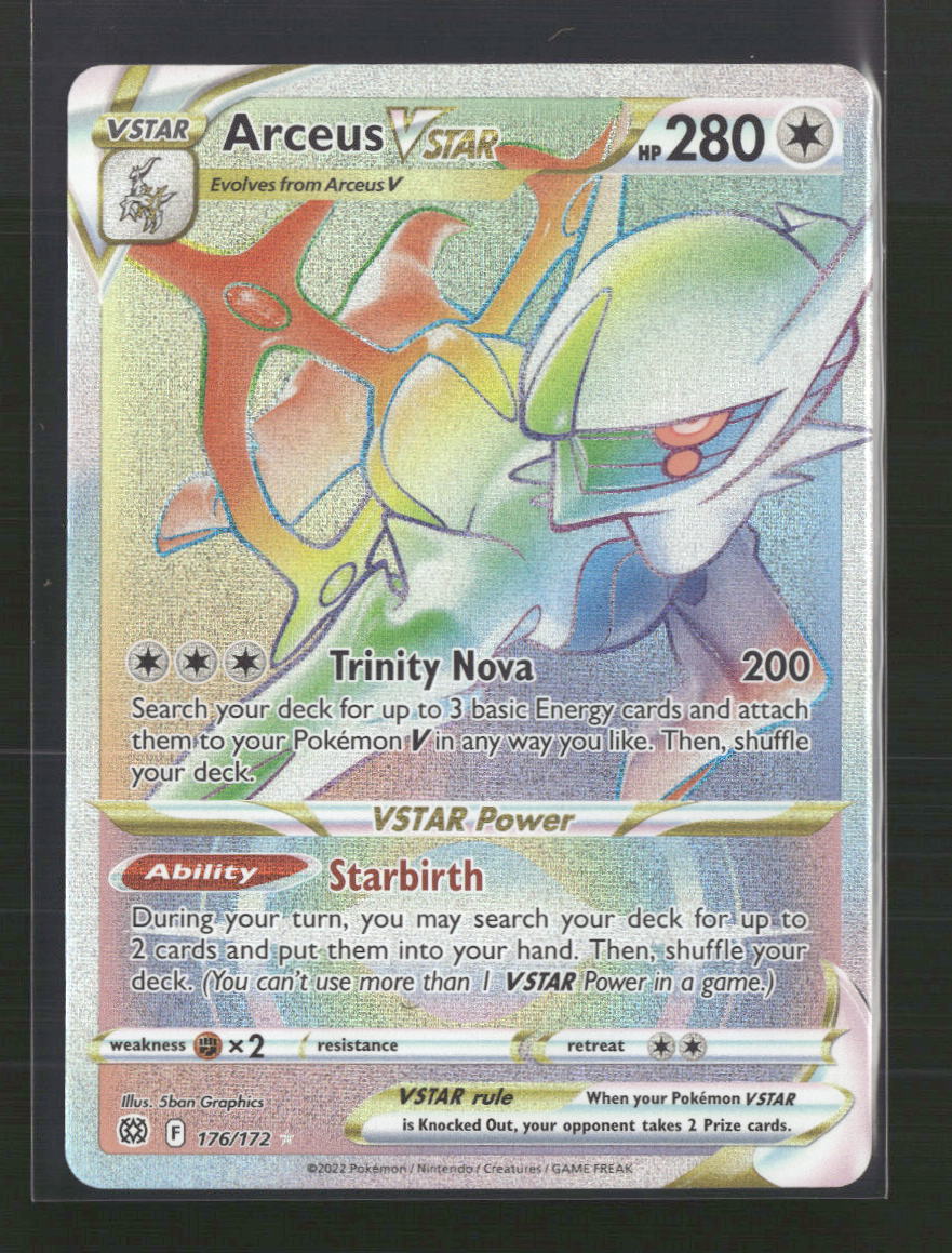 Arceus VSTAR (Secret) (176) SWSH09: Brilliant Stars #176/172 – Orb ...
